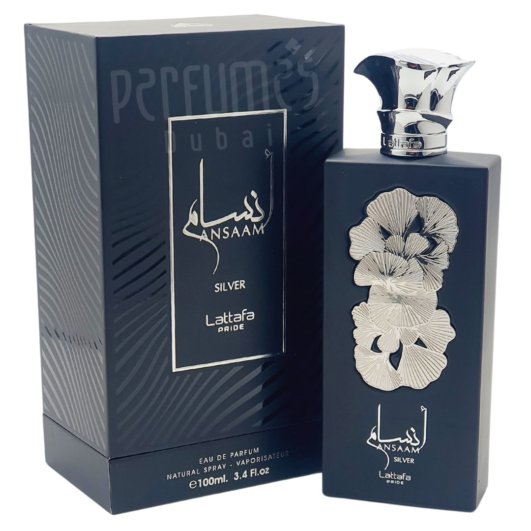 Ansaam Silver 100ml by Lattafa Pride – perfumesdubai