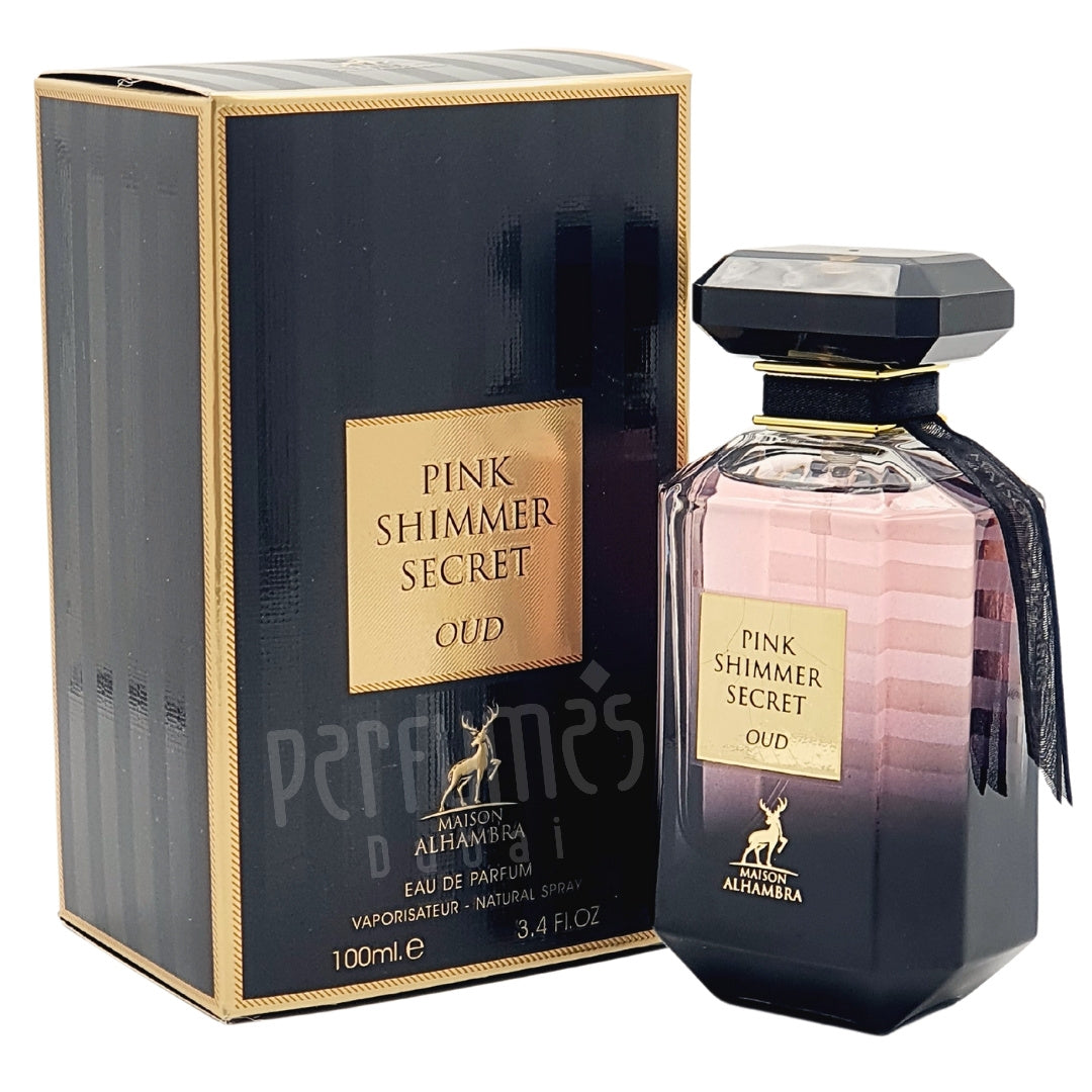 Pink Shimmer Secret Oud 100ml by Maison Al Hambra – perfumesdubai